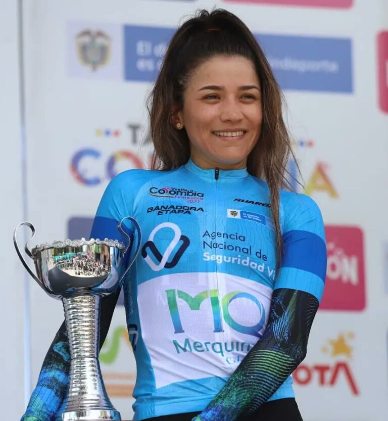 Lilibeth Chacón ganó su tercera etapa de Vuelta a Colombia y lidera