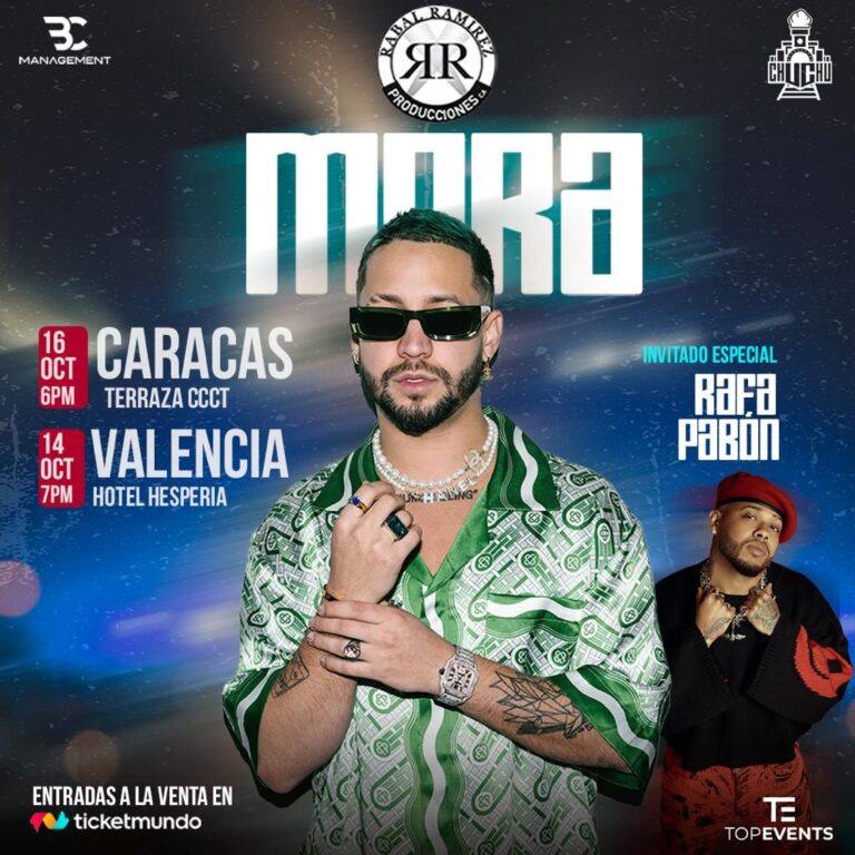 Mora llega por primera vez a Venezuela: Valencia y Caracas lo esperan