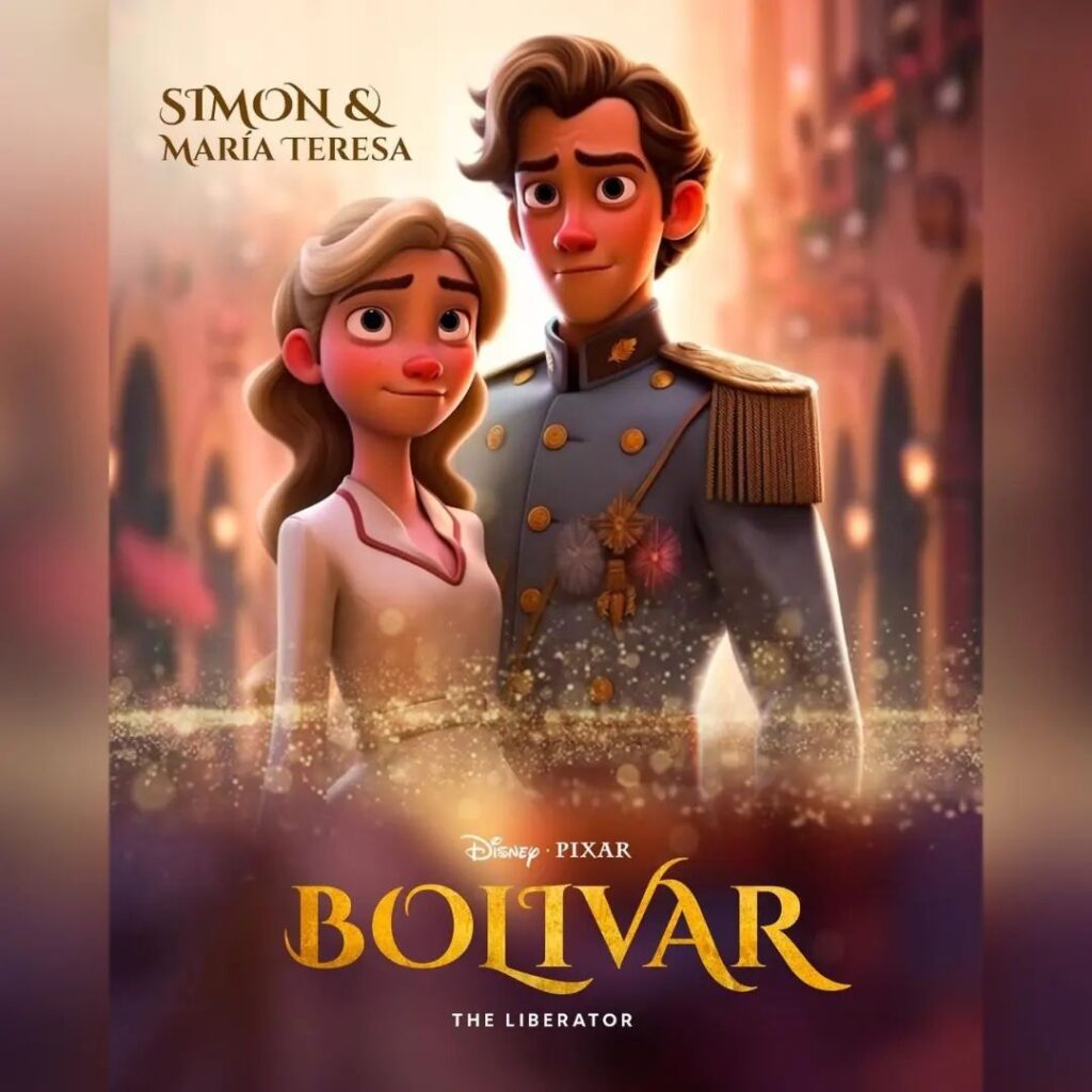 Simón Bolívar en Disney causó sensación en redes sociales
