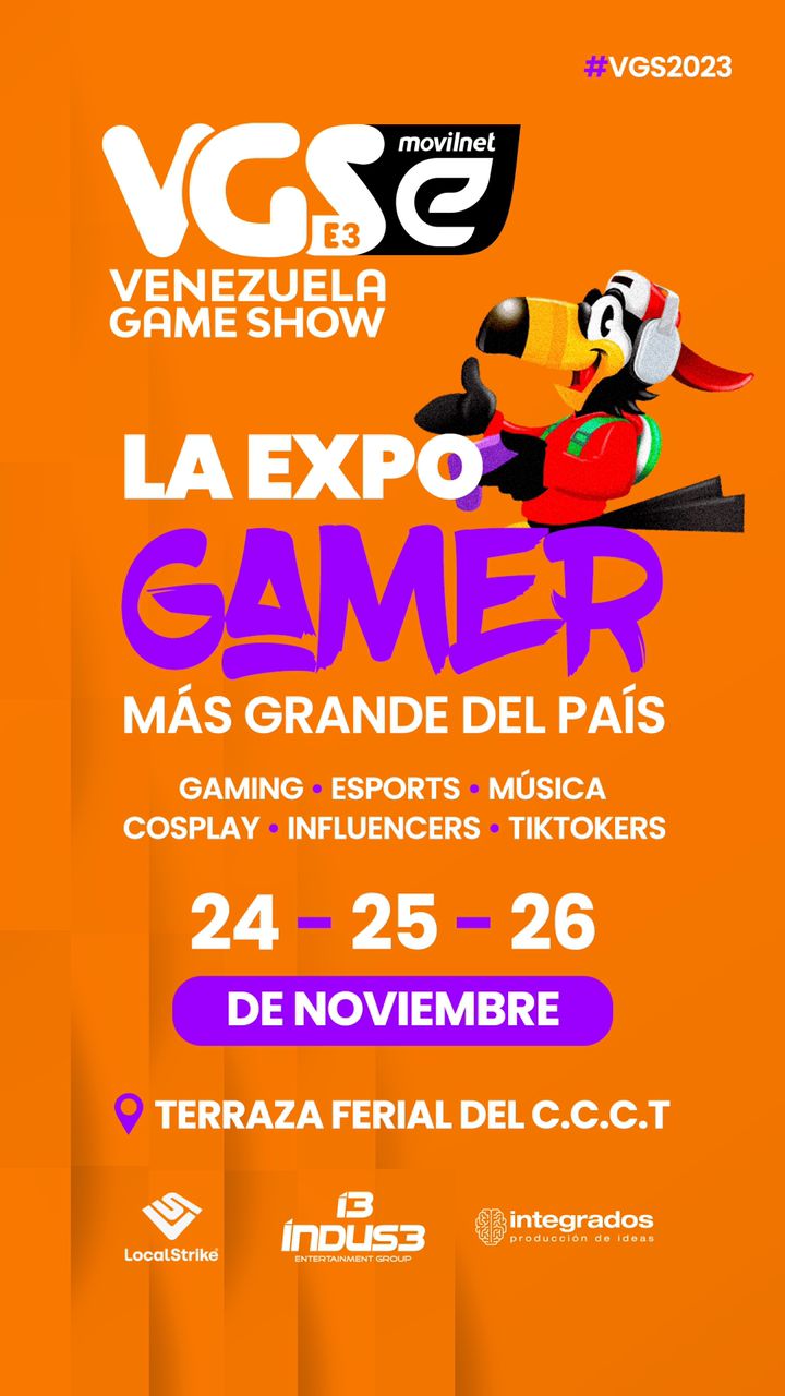 En noviembre vuelve la fiebre de los videojuegos con el Venezuela Game Show