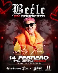 ¡Ahora le toca a Valencia! Beéle llegará a la ciudad el 14 de febrero