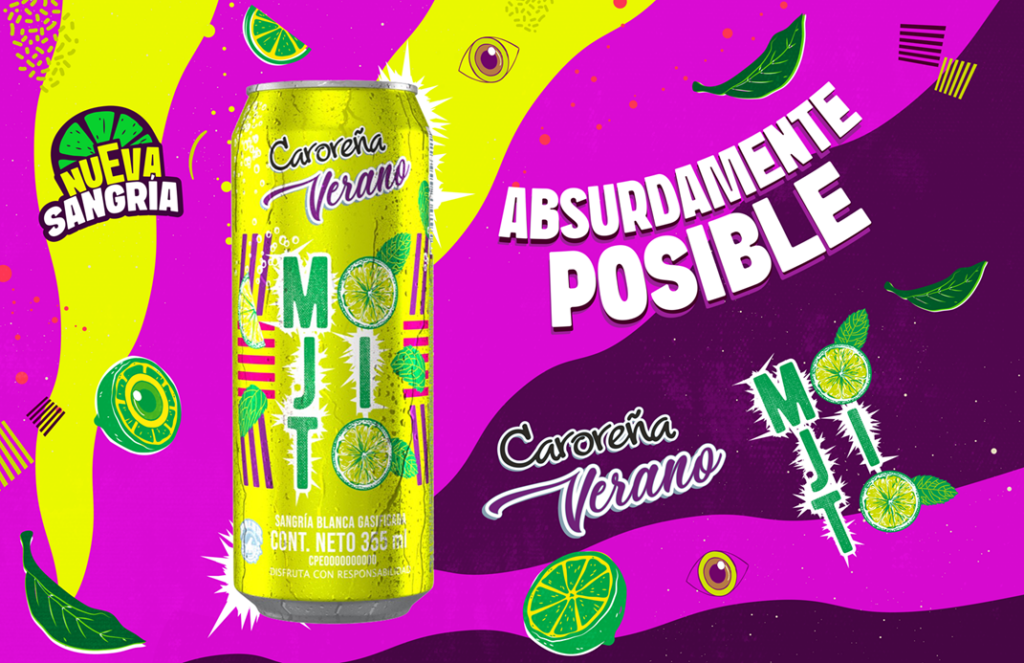 Innovación en el mercado de sangrías: Llega Caroreña Verano Mojito