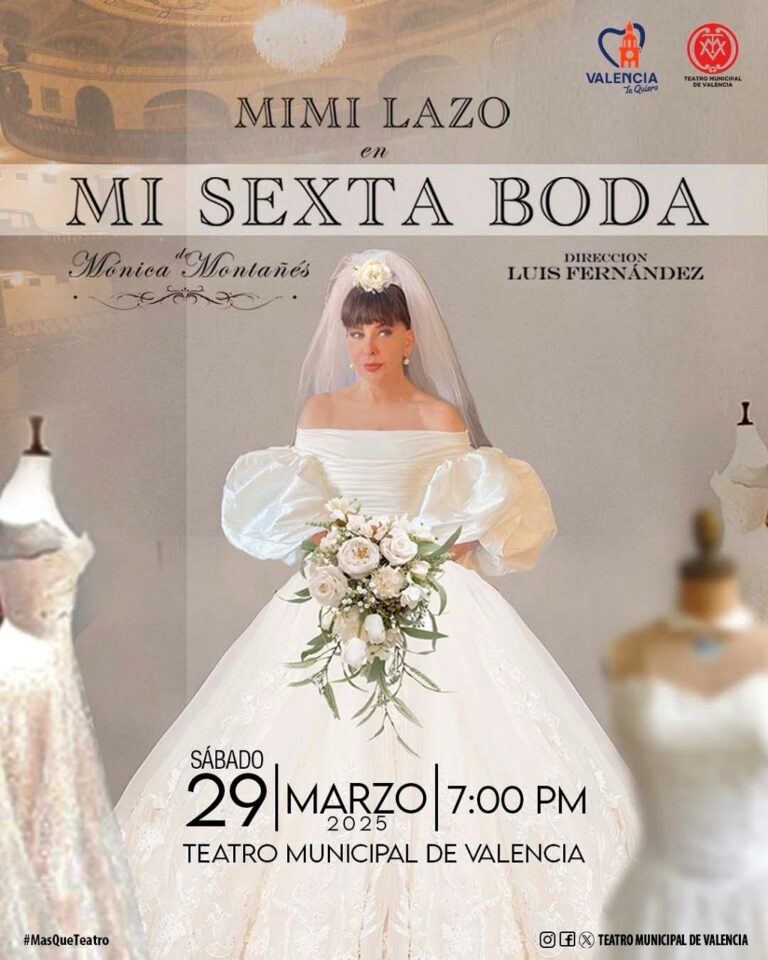 Mimí Lazo regresa al Teatro Municipal de Valencia: "Mi sexta boda"