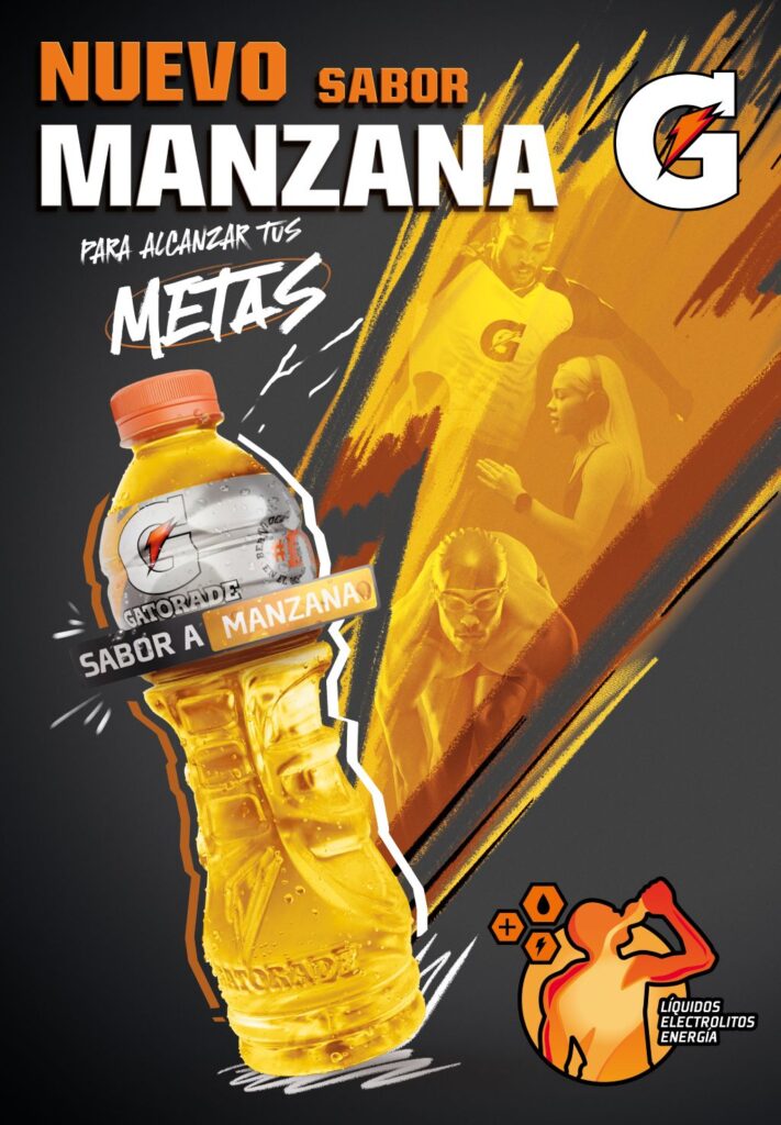 Gatorade presenta su nuevo sabor a manzana clarificada