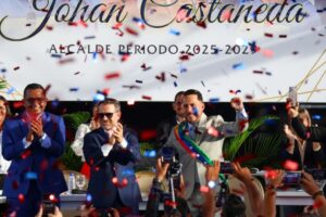 Johan Castañeda juramentado alcalde del municipio Guacara