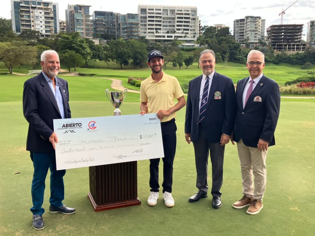Manuel Torres conquistó IV Abierto de Golf Guataparo CC