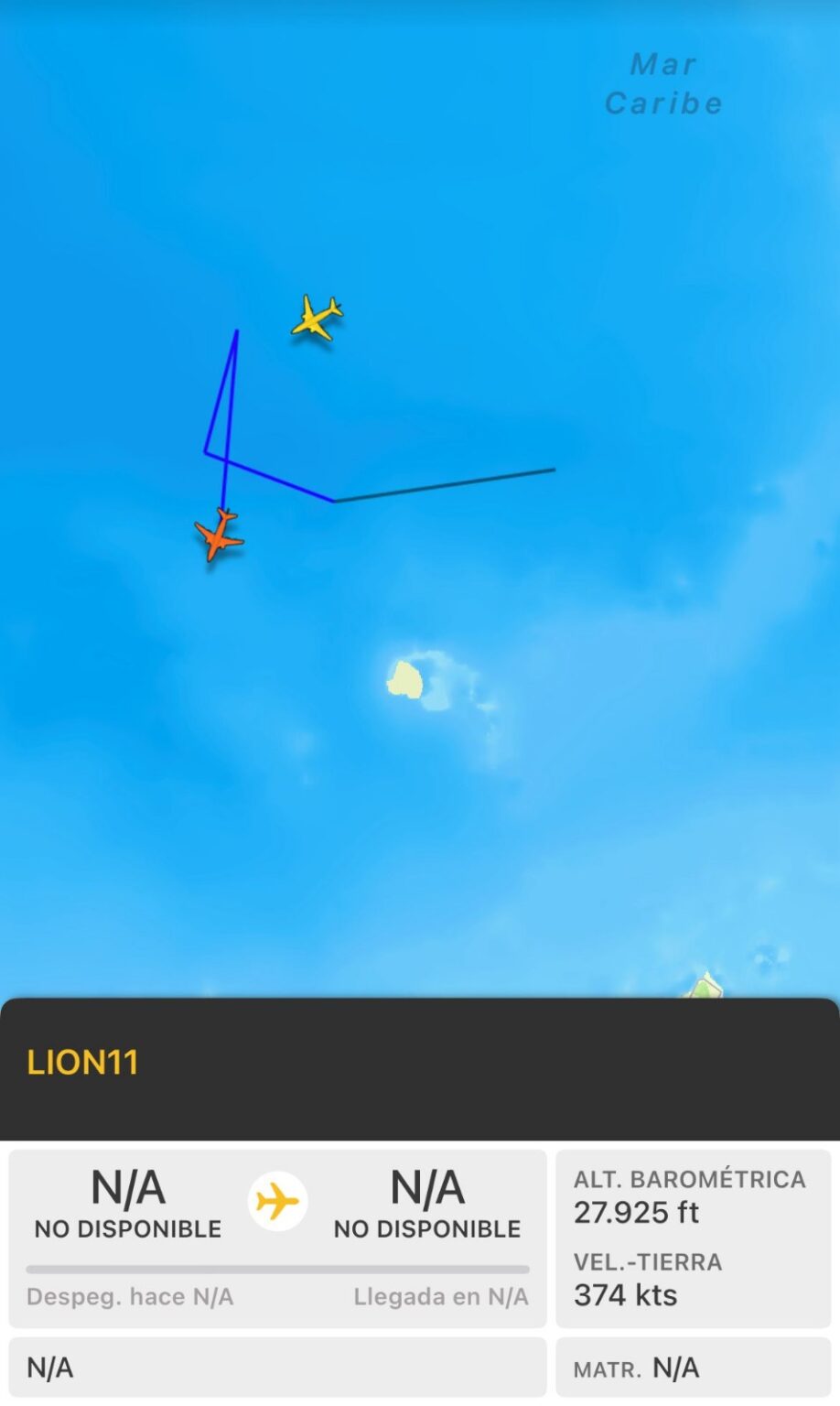 Cinco aeronaves militares de EE.UU. aparecen en radares frente a Venezuela - ACN