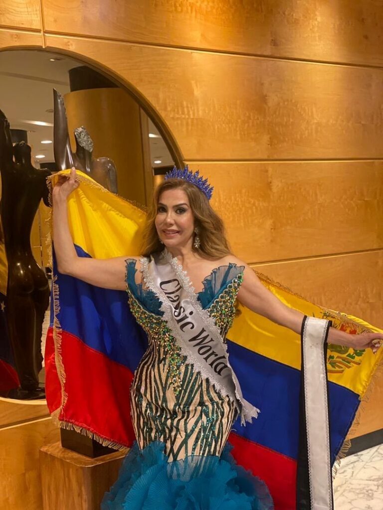 Sana Rafeh triunfó en Malasia al coronarse en “Mrs. Classic World”